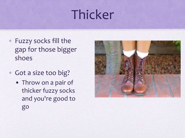Why You Should Wear Fuzzy Socks | PPTX