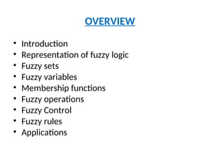 Fuzzy logic’s main concept is to improve the precision/accuracy | PPT