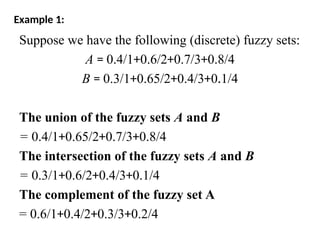 Fuzzy logic’s main concept is to improve the precision/accuracy | PPT