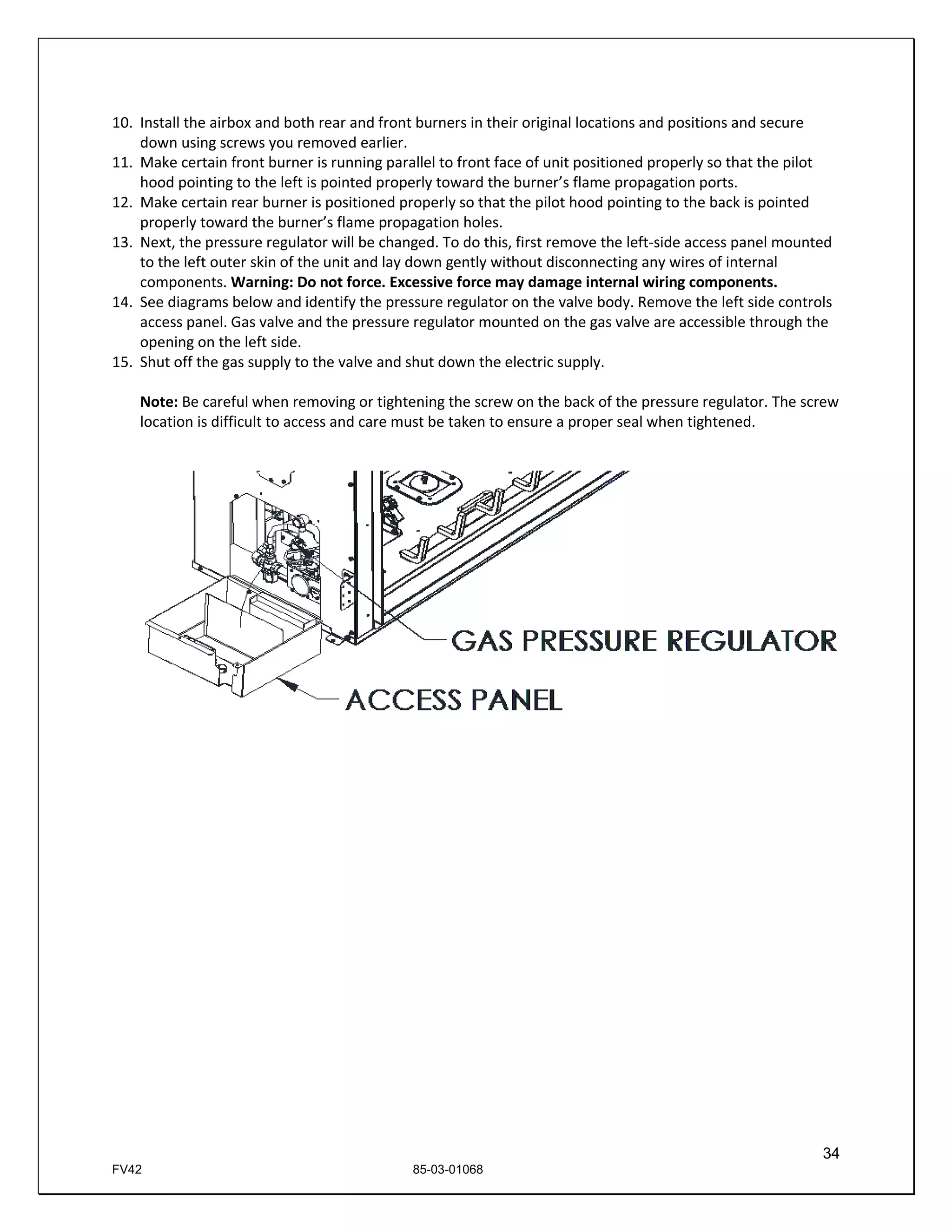 Fv42 installation and operating manual 0518 | PDF