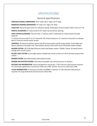 Fv42 installation and operating manual 0518 | PDF