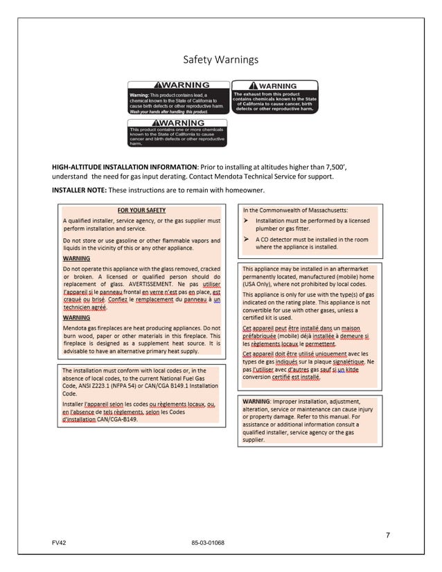 Fv42 installation and operating manual 0518 | PDF