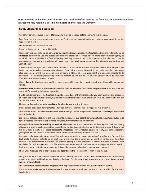 Fv42 installation and operating manual 0518 | PDF