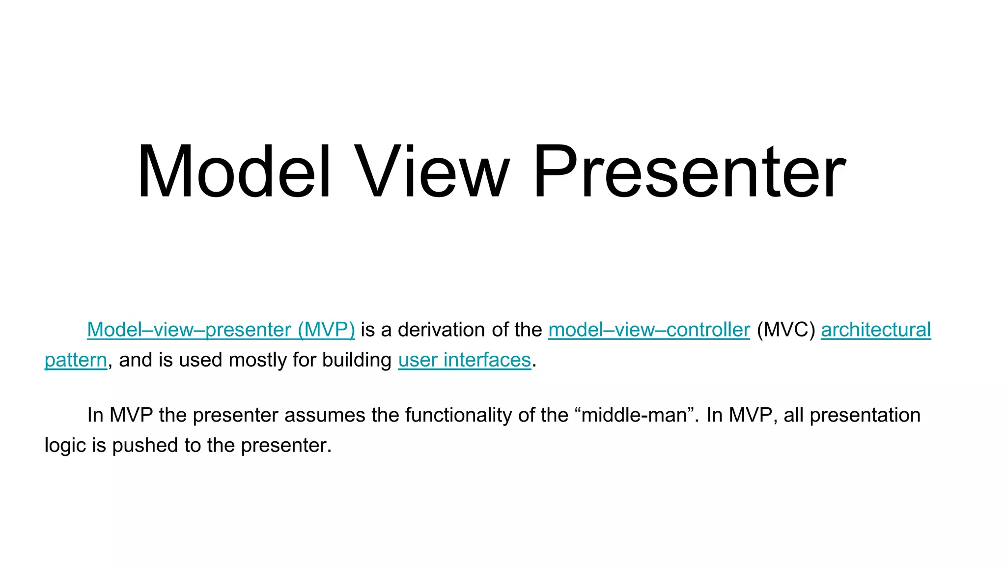 Mvp tech talks | PPT