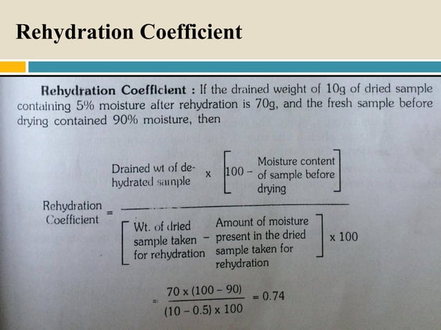 Reconstitution Concentration | PPT