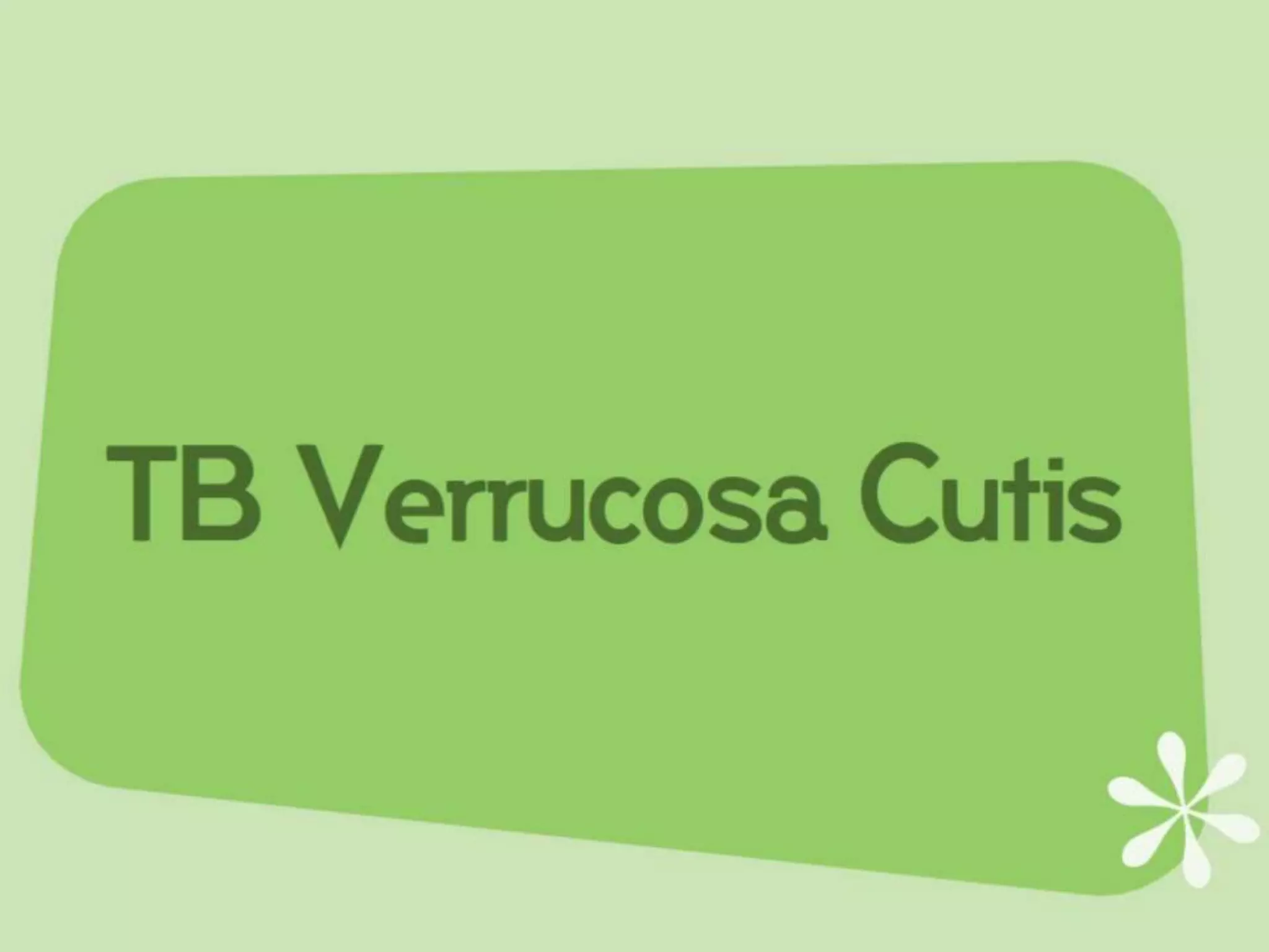 Cutaneous Tuberculosis | PPT