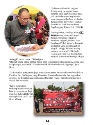 Buletin peduli yasmin edisi januari 2015 gki yasmin | PDF