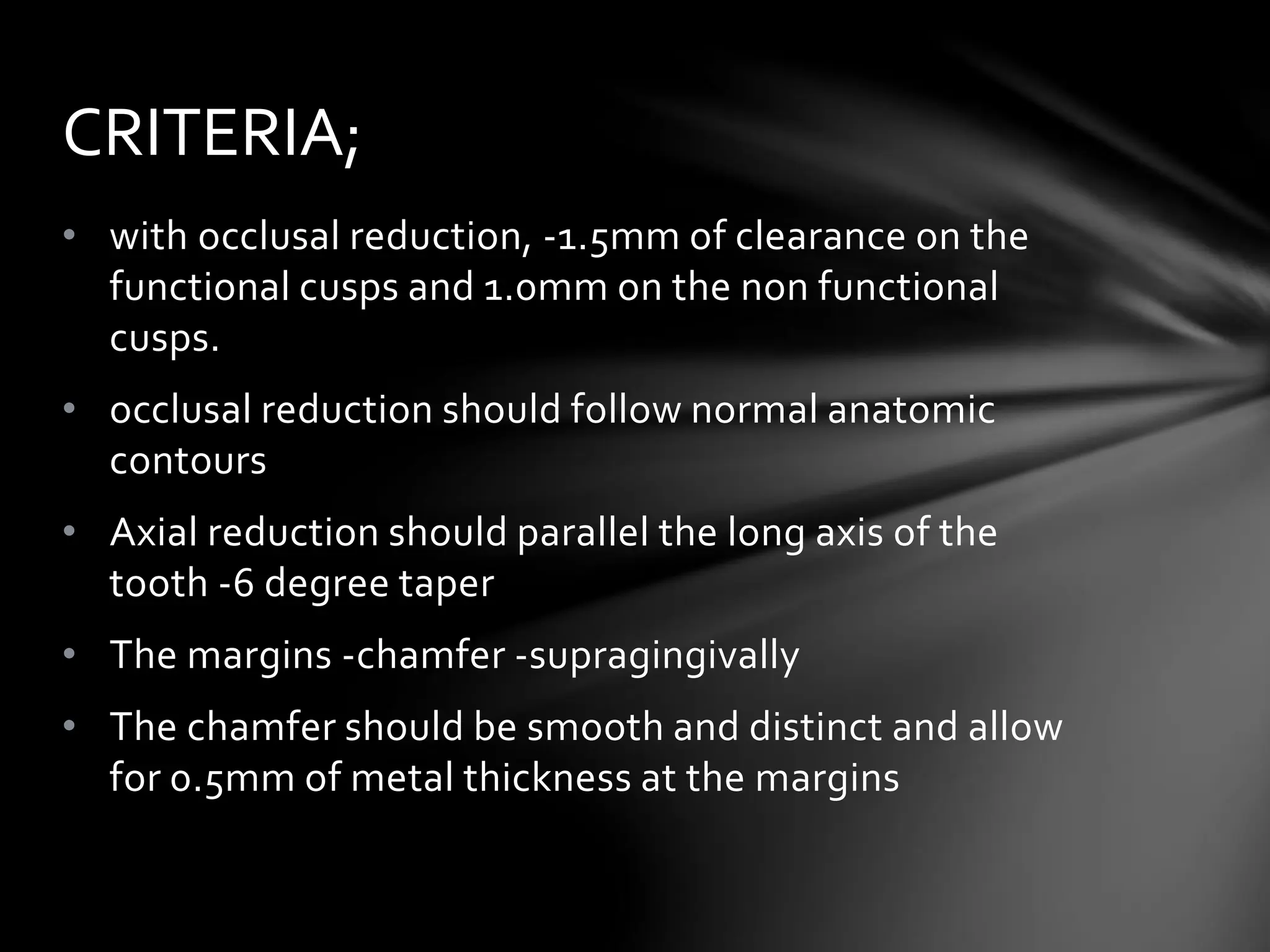 full veneer tooth preparation principals and steps | PPTX