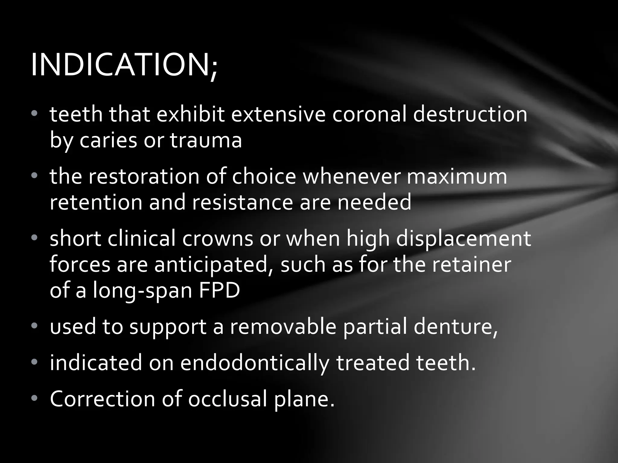 full veneer tooth preparation principals and steps | PPTX