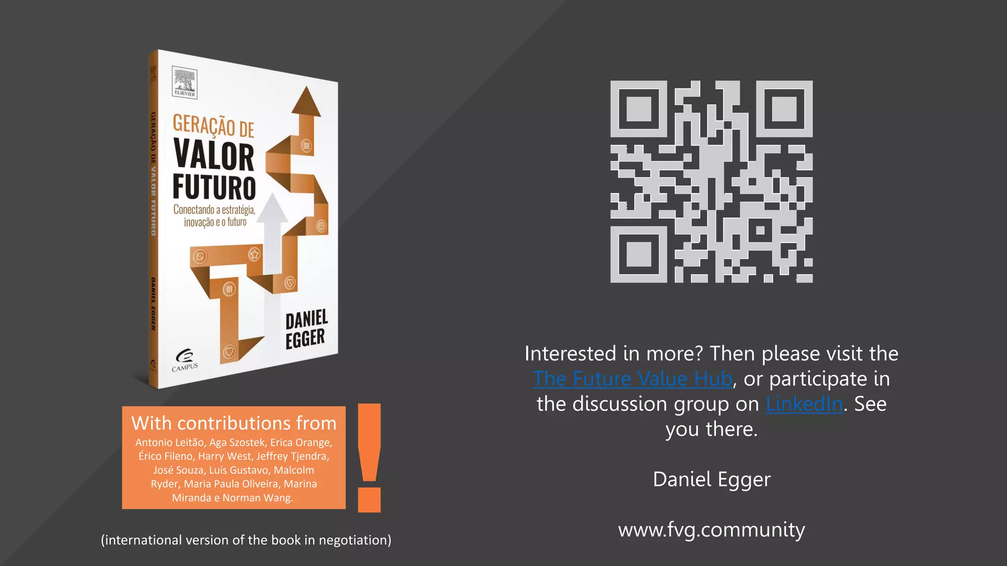 Connecting Design Thinking with the Future Value Generation Framework @daniel_egger | PDF ...