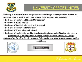 Subject selection - PDHPE | PPTX