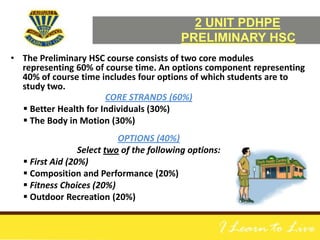 Subject selection - PDHPE | PPTX