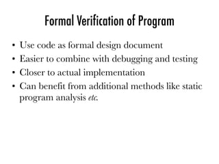 Formal Verification | PDF