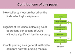 Pruning convolutional neural networks for resource efficient inference | PPTX