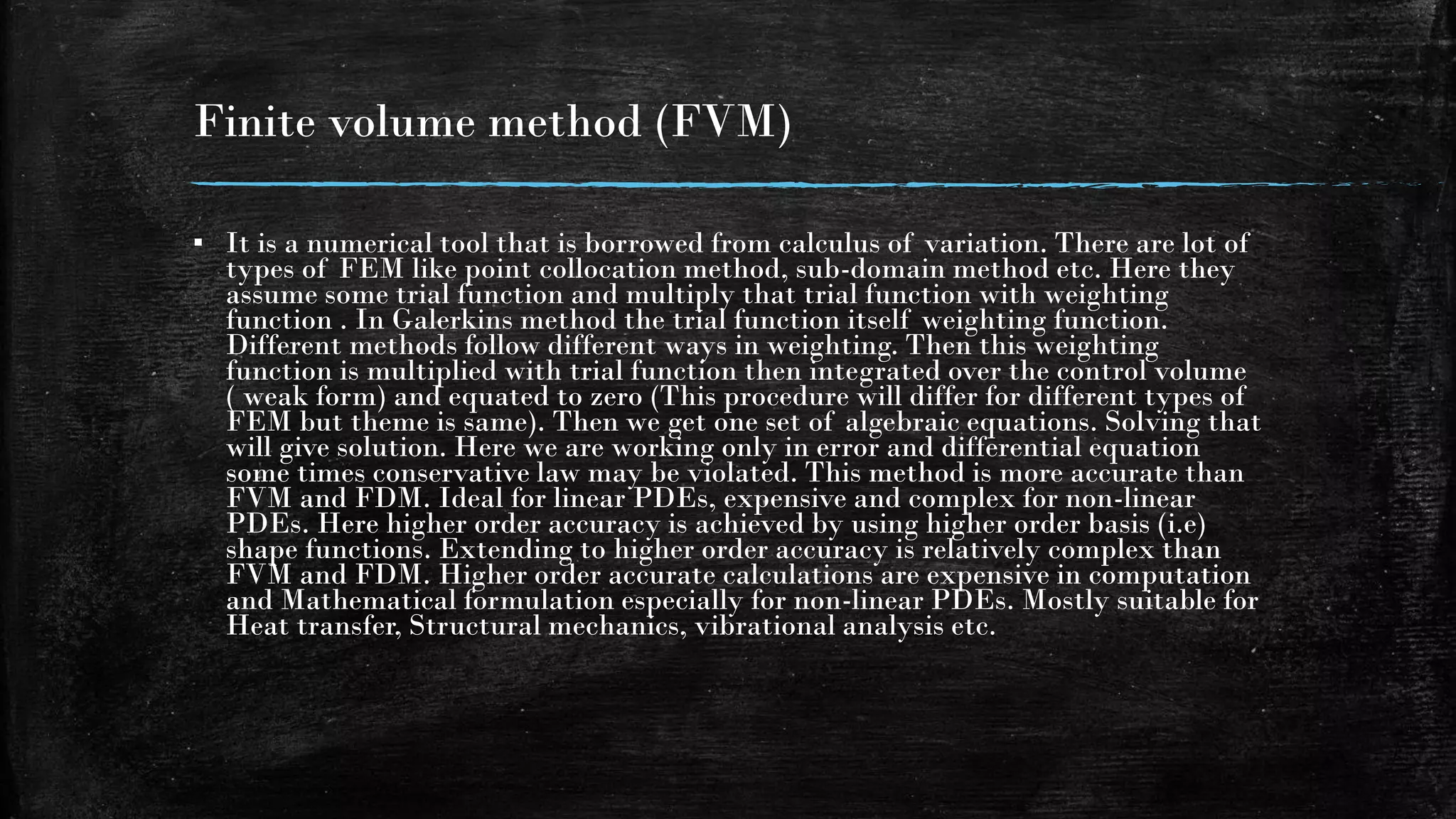 Fvm fdm-fvm | PDF
