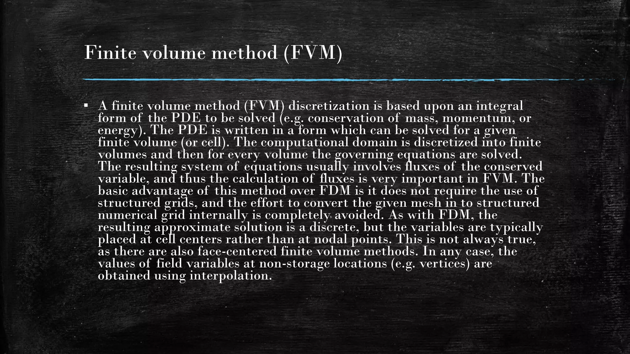 Fvm fdm-fvm | PDF