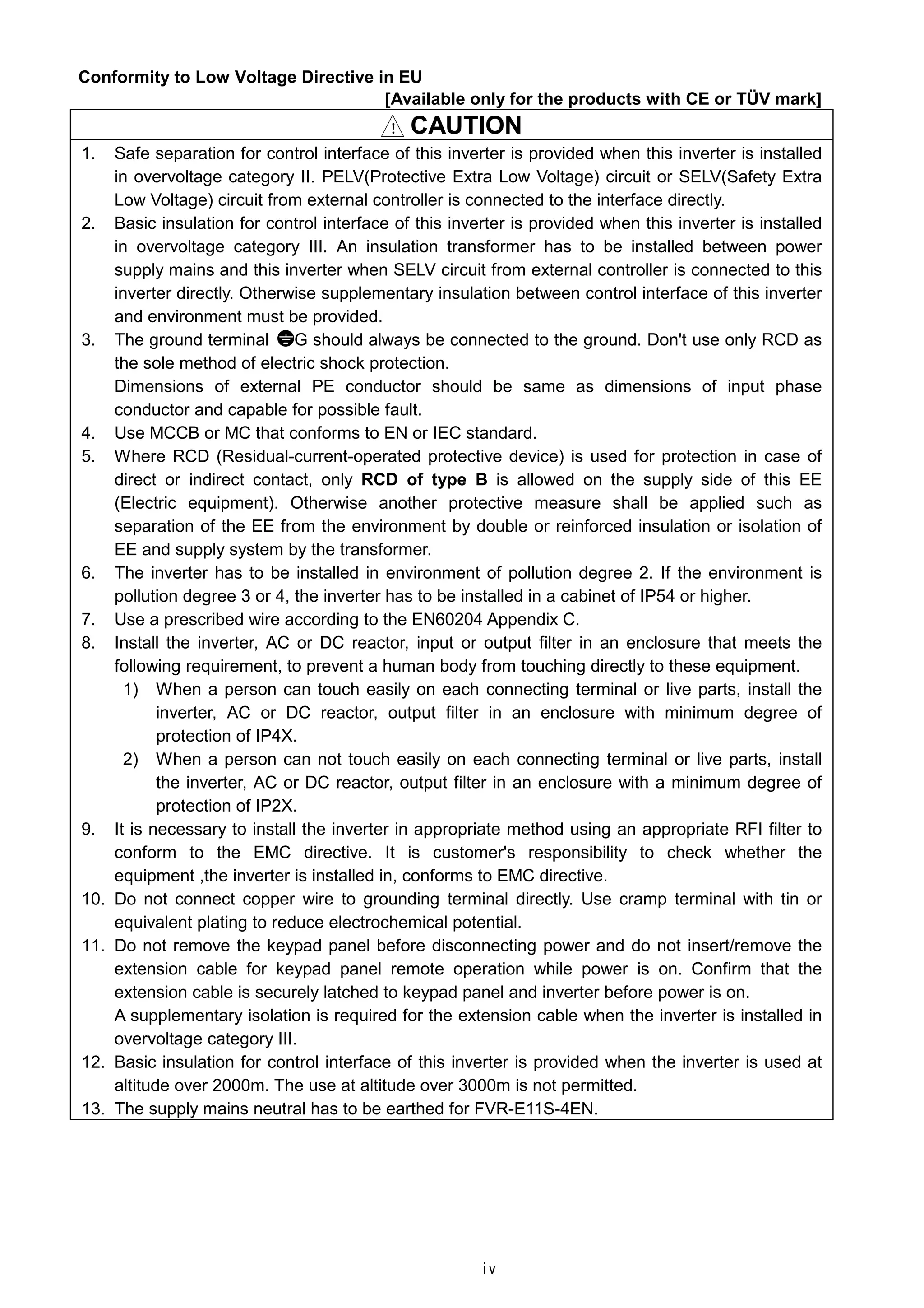 Fvr e11 manual | PDF