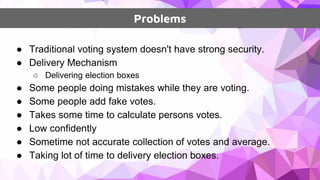 Fingerprint Voting System Proposal | PPT
