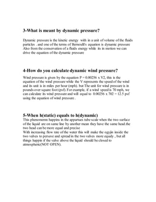 Dicussion by ahmad_jalal_hasan_for_dynamic_and_static_pressure_ | DOCX