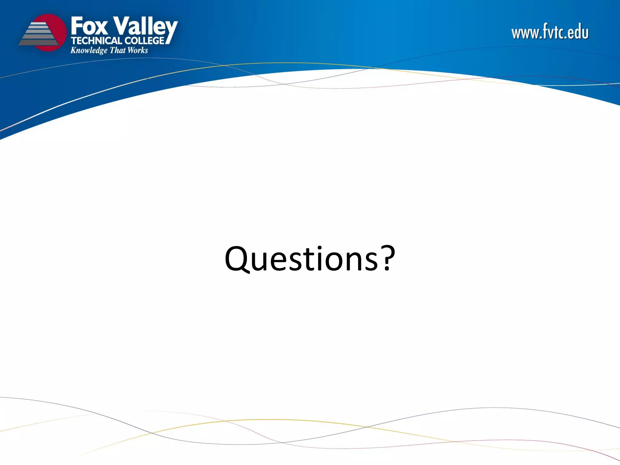 Fox Valley Technical College: The Lean Movement | PDF | Logistics and ...