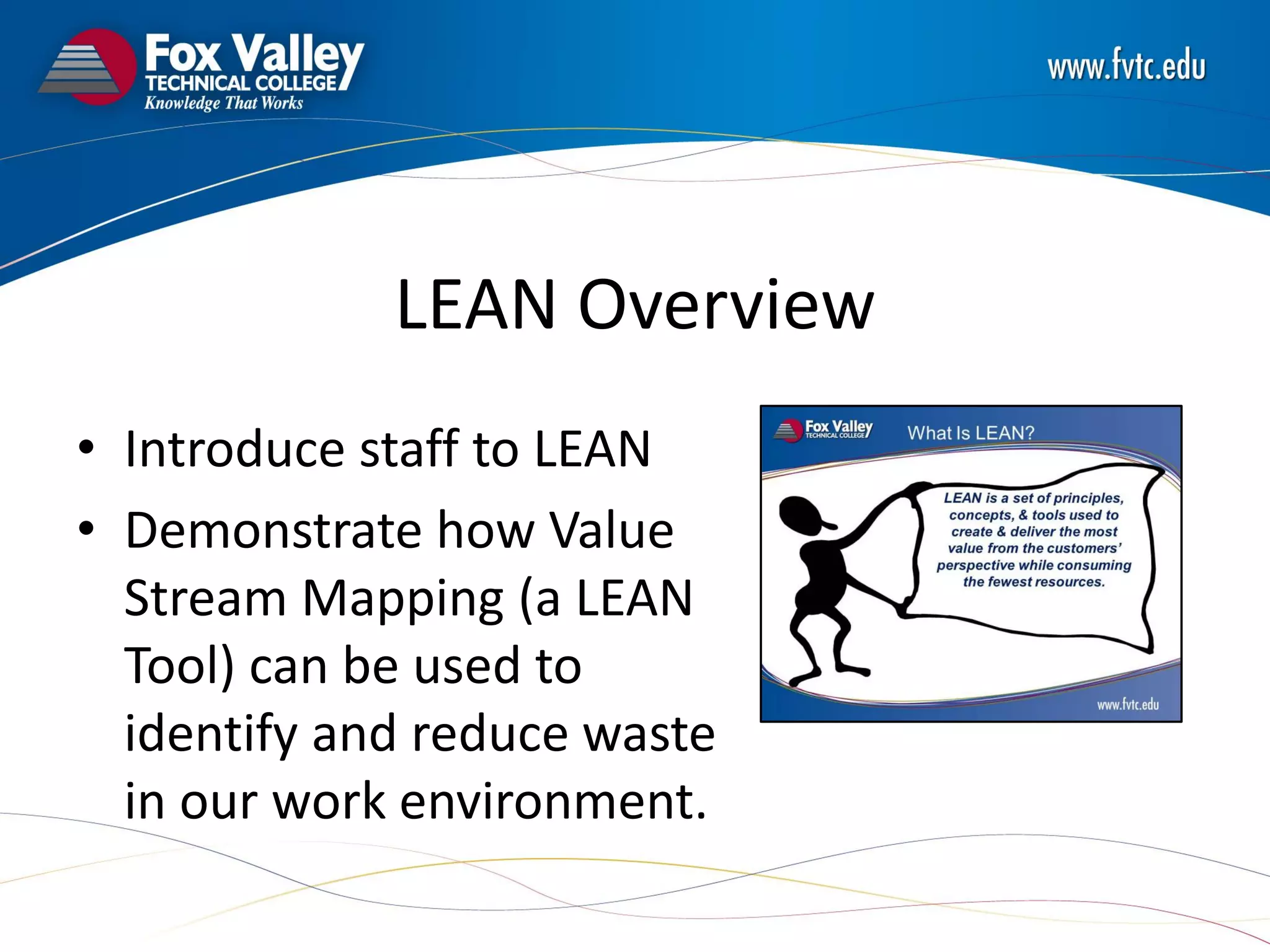 Fox Valley Technical College: The Lean Movement | PDF | Logistics and ...