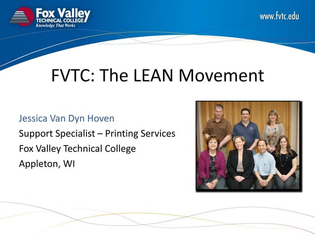 Fox Valley Technical College: The Lean Movement | PDF | Logistics and ...