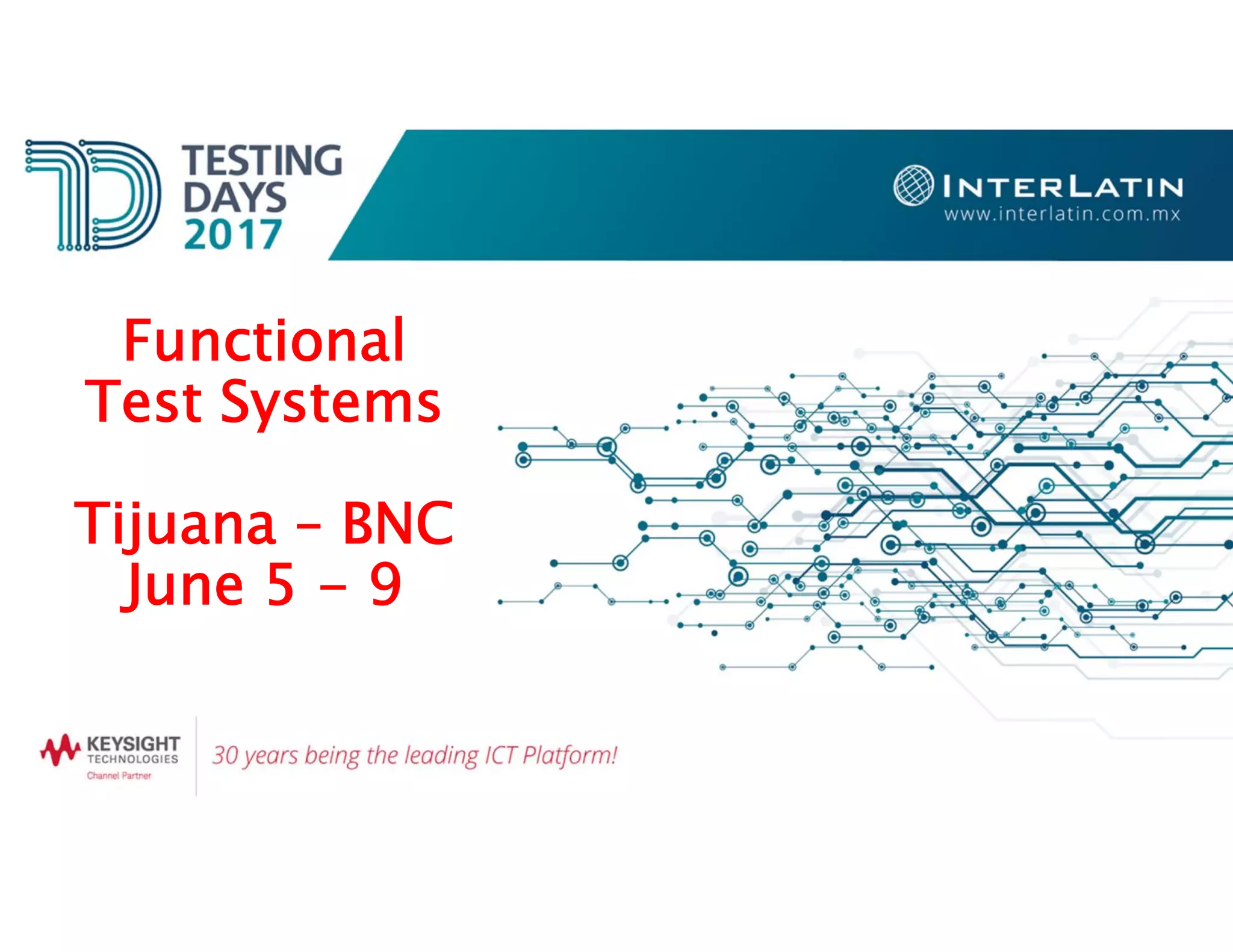 Básicos de Functional Test Systems - Testing Days Tijuana | PDF | Auto ...