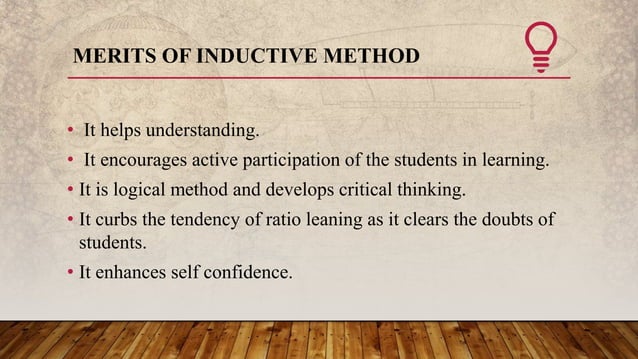 Deductive and inductive method ppt | PPTX | Physics | Science