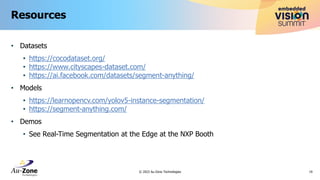 “Introduction to Semantic Segmentation,” a Presentation from Au-Zone ...