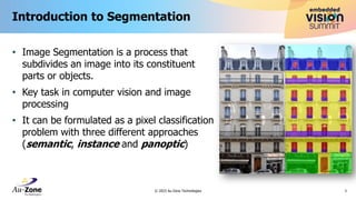 “Introduction to Semantic Segmentation,” a Presentation from Au-Zone Technologies | PDF