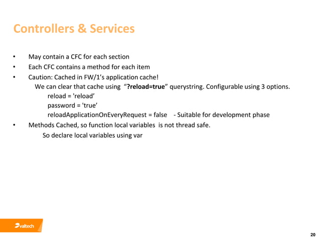 ColdFusion Fw1 (FrameWork1) introduction | PPTX | Web Development | Internet