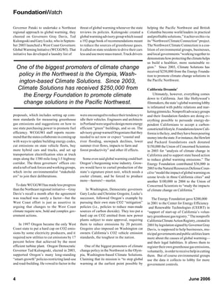 State Global Warming Laws: How Foundation Grants Affect Climate Policy ...