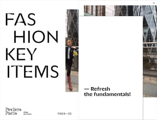 FW24-25 Fashion Key Items trend book | PDF