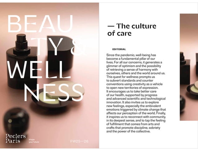 FW25-26 Beauty & Wellness Trend Book - Peclers Paris | PPT