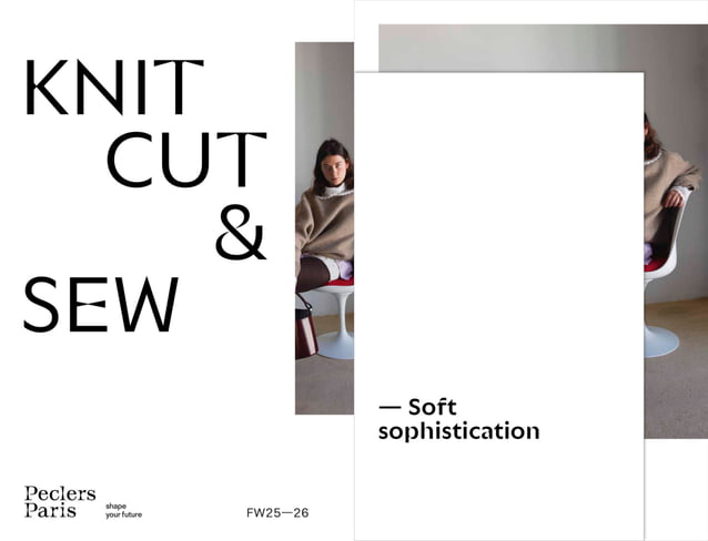 FW25-26 Knit Cut & Sew Trend Book Peclers Paris | PDF