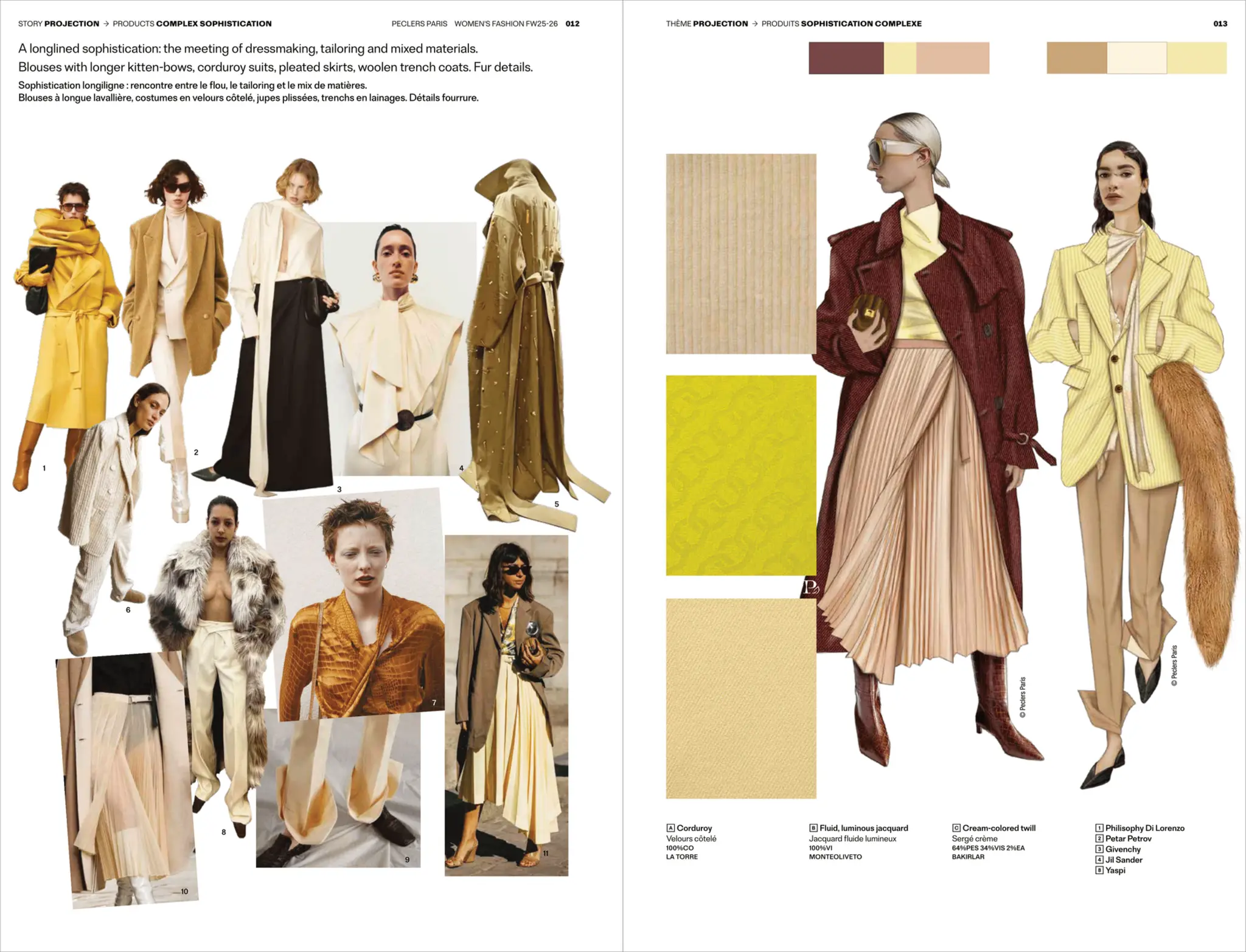 FW25-26 Women's Fashion Trend Book Peclers Paris | PDF