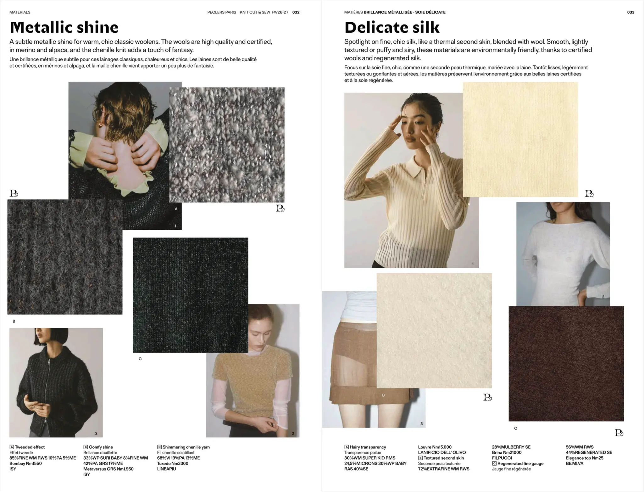 FW26-27 Knit, Cut & Sew Trend Book Peclers Paris | PDF