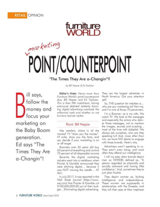 Point/Counterpoint. Will Millennials be th savior of retail? Furniture ...