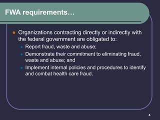 2022 Fraud, Waste, & Abuse Training | PPT