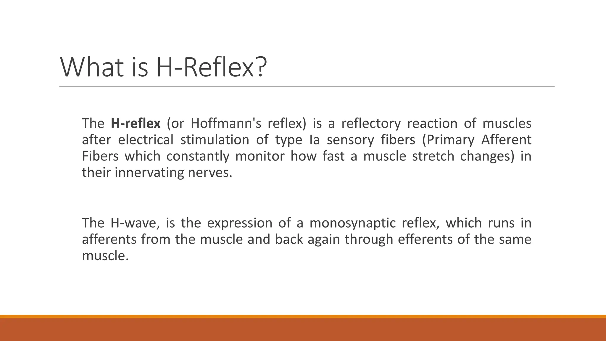 Presentation about late responses f wave h reflex.ppt