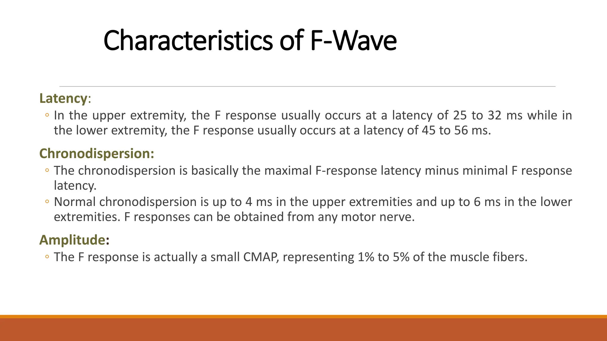 Presentation about late responses f wave h reflex.ppt