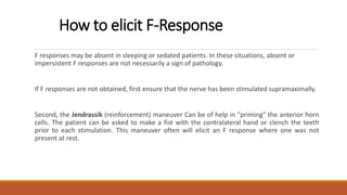 Presentation about late responses f wave h reflex.ppt