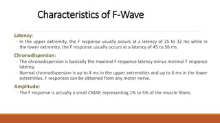 Presentation about late responses f wave h reflex.ppt