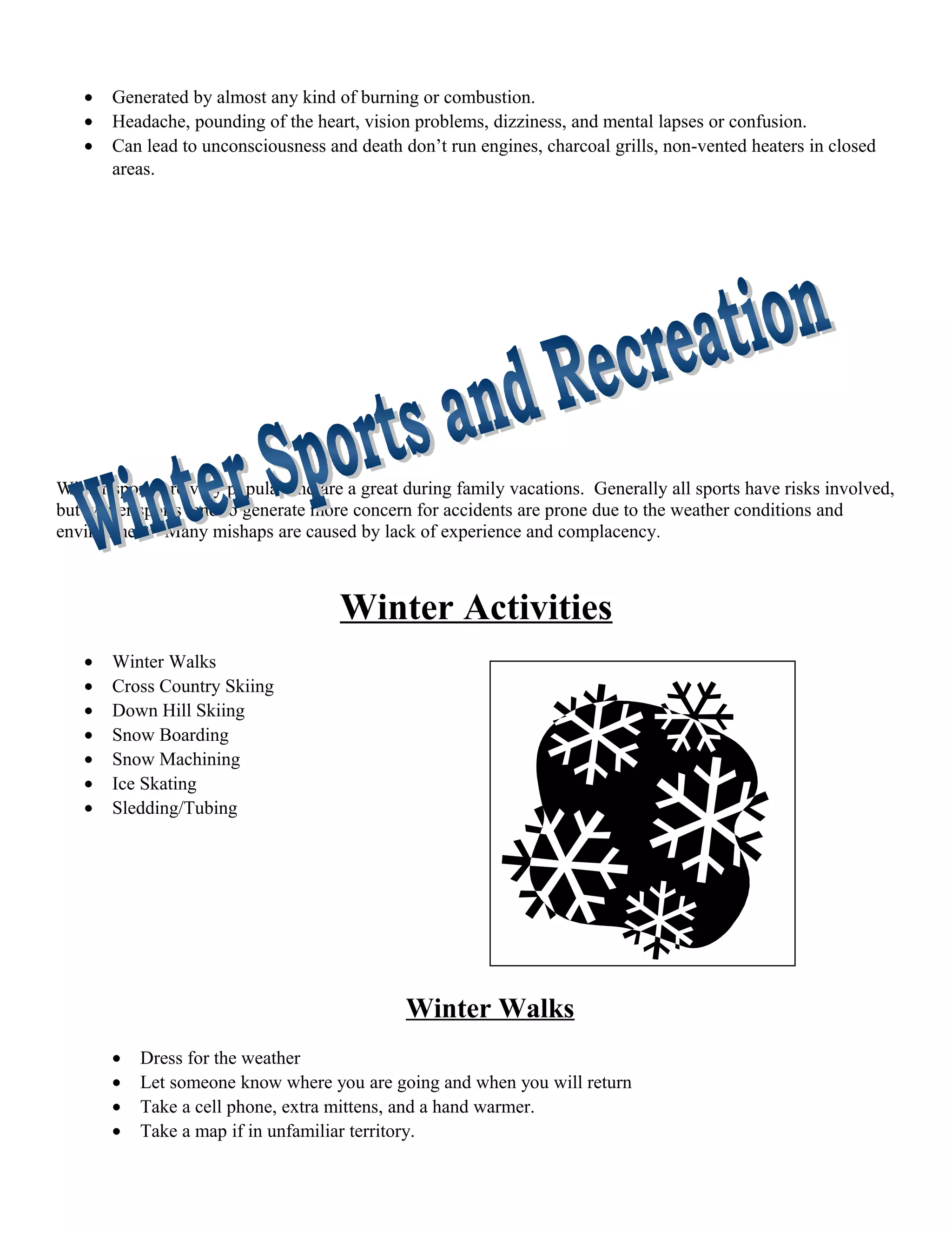 Fwa winter safety guide | PDF