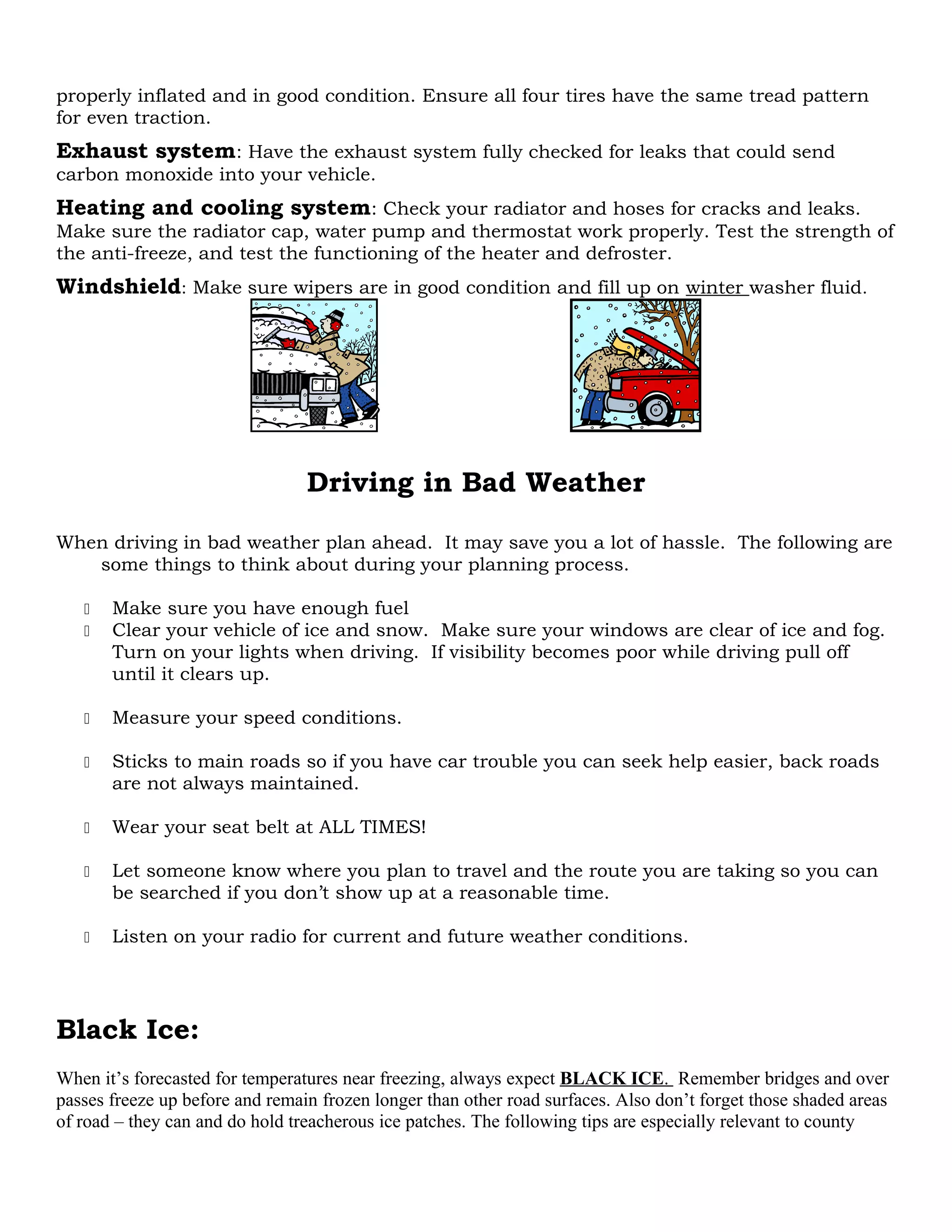 Fwa winter safety guide | PDF