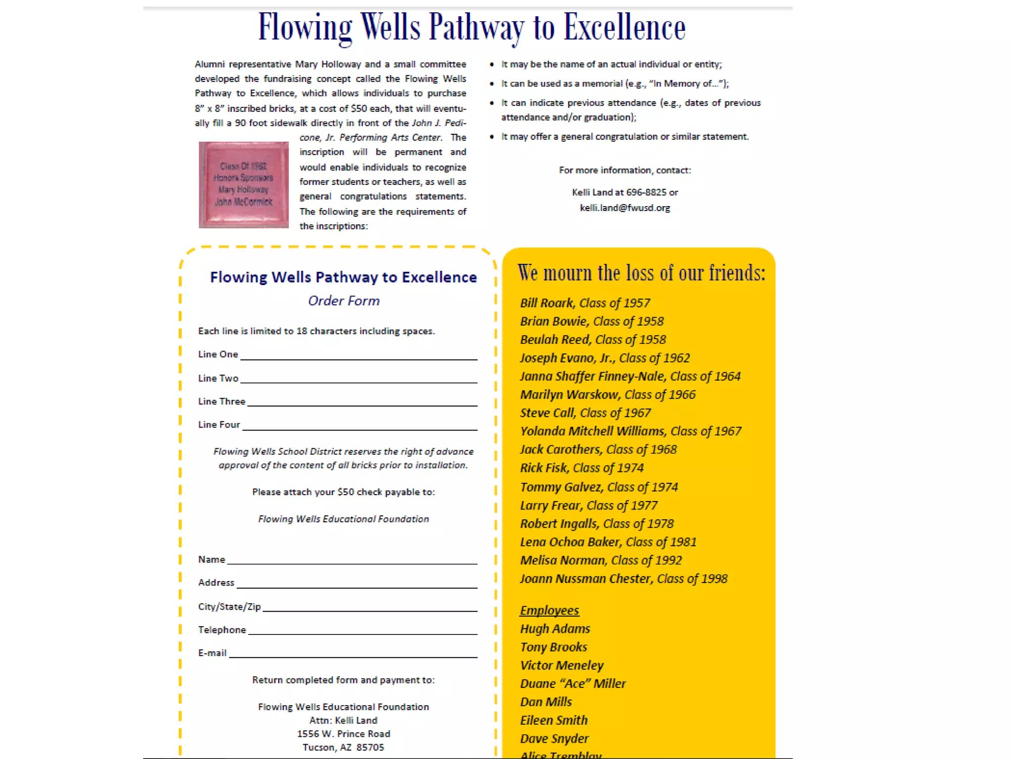 FW Brick Pathway to Excellence | PDF