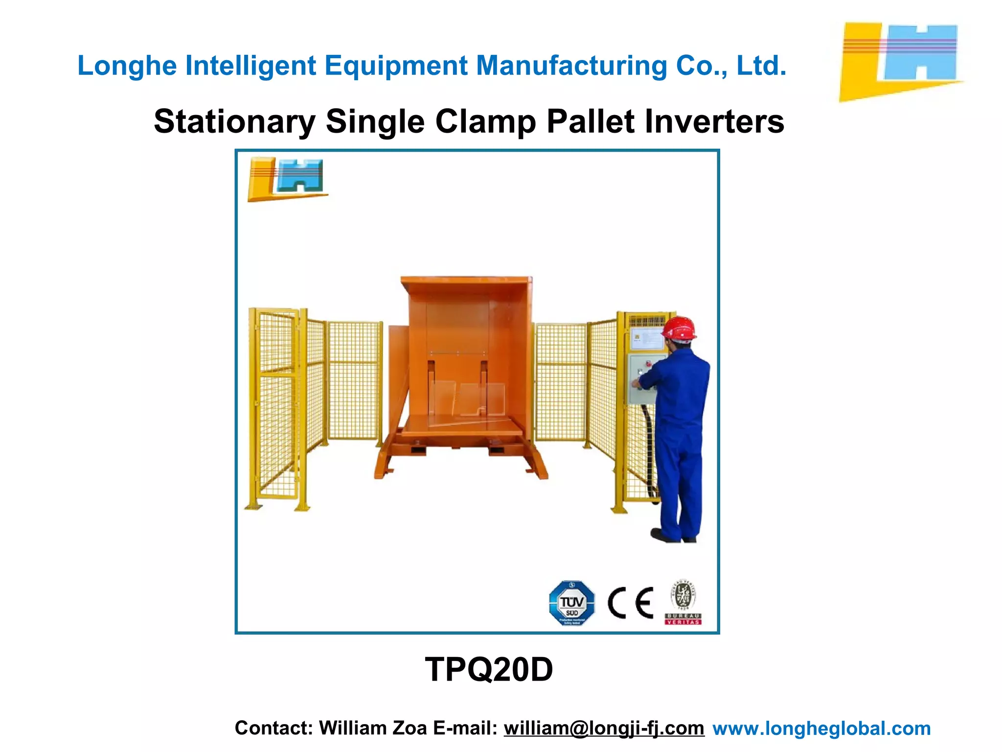 Stationary single clamp pallet inverters | PPT