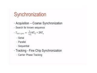 Synchronization of Spread Spectrum Systems | PPT