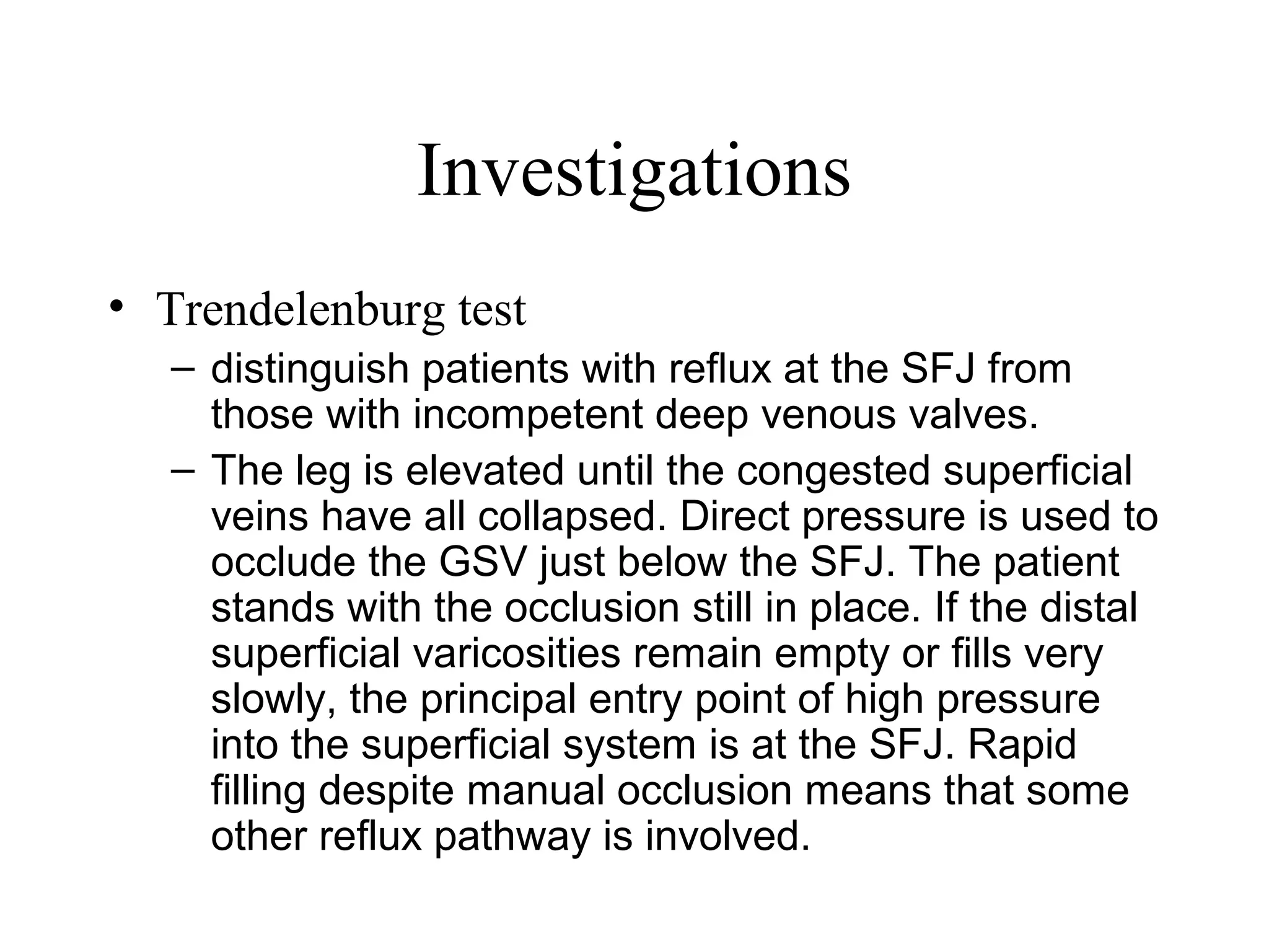 Fwd: Bambury lecture on venous and lymphatic disorders of the limb | PPT