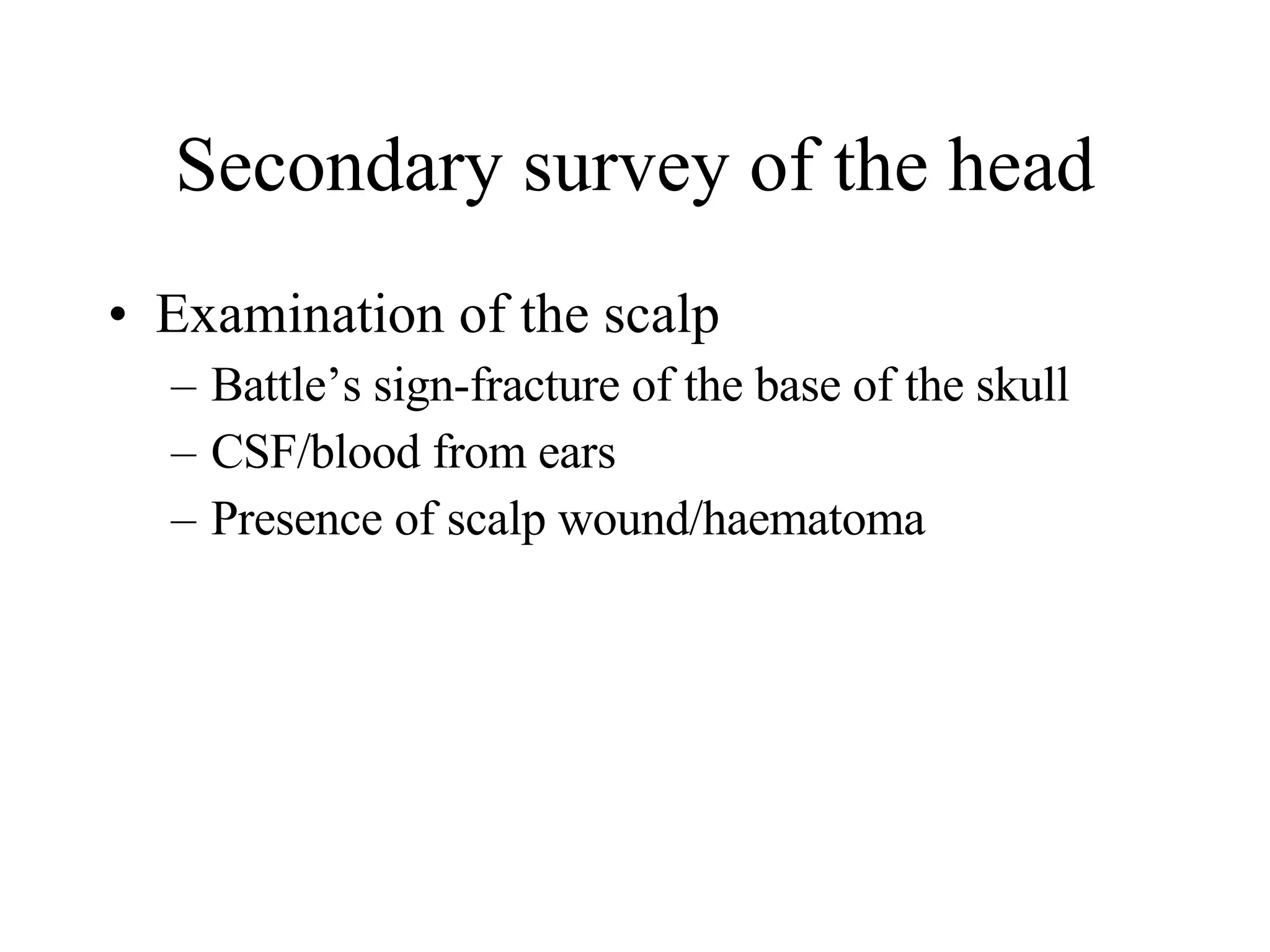 Fwd: Head injury Bambury | PPT